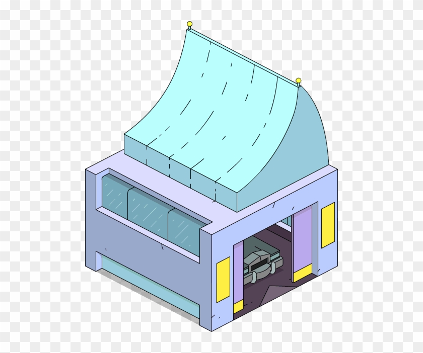 Modern Garage - Simpsons Tapped Out Island Buildings, HD Png Download ...