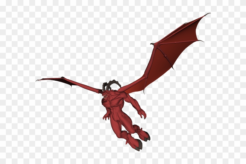 Demon - Flying Demon Transparent, HD Png Download - 600x600(#3257099 ...