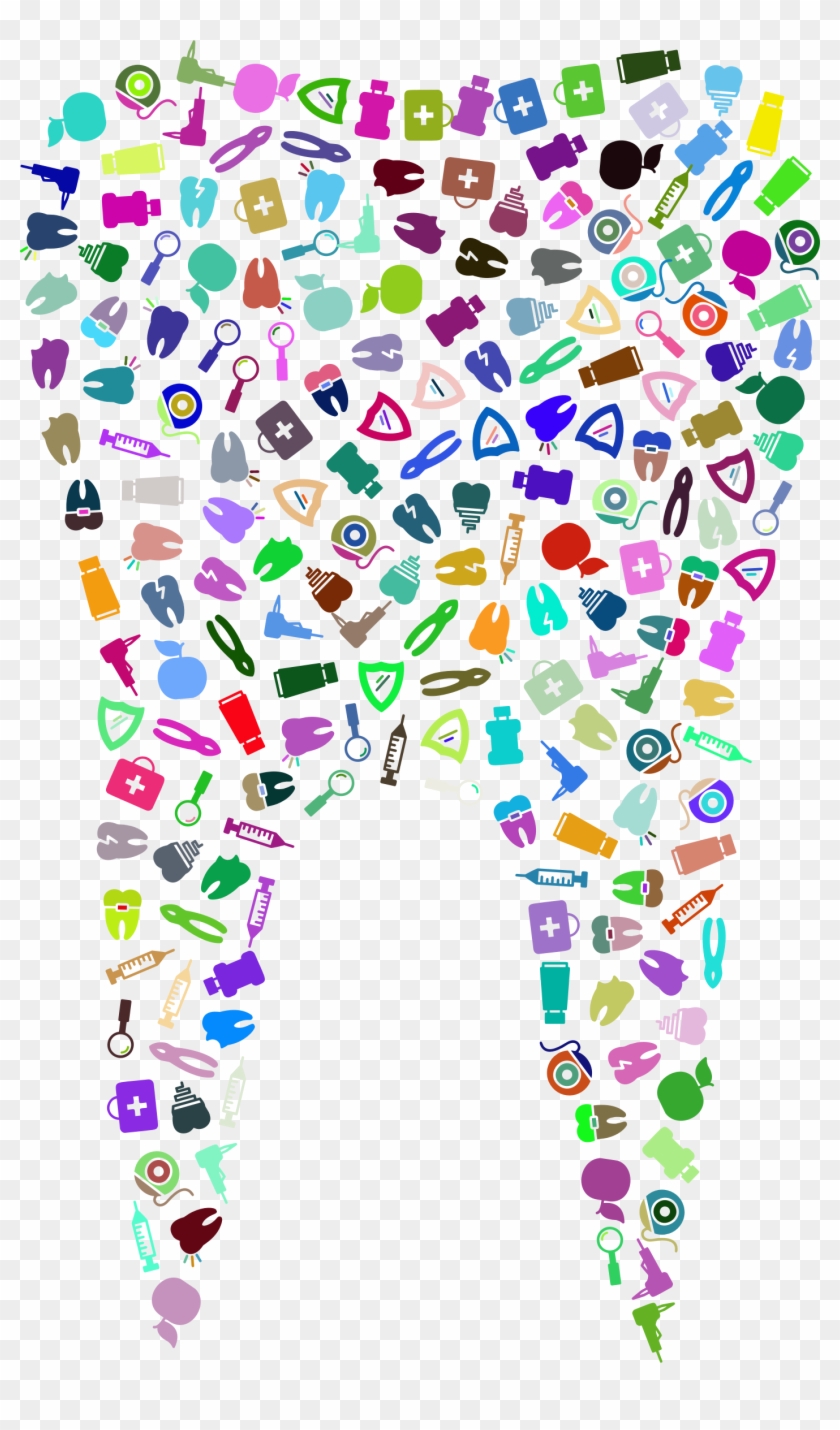 This Free Icons Png Design Of Tooth Icons Prismatic - Colorful Tooth ...