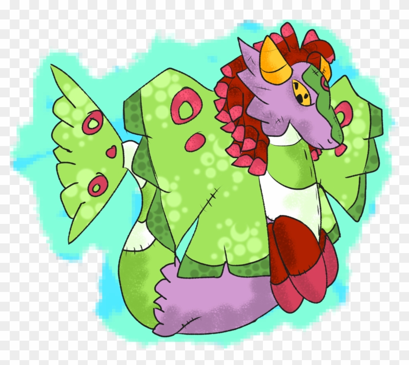 Dustox X Plushie Peophin Pokemon Fusion - Cartoon, HD Png Download ...