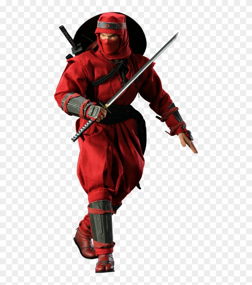 Red Ninja Sixth Scale Figure - Red Ninja, HD Png Download - 480x869 ...