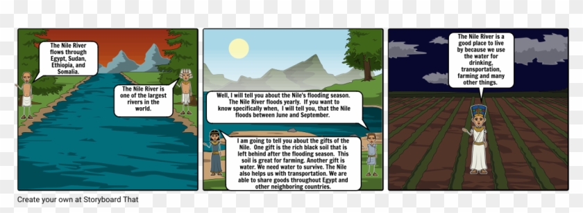 The Nile River - Cartoon, HD Png Download - 1164x385(#330223) - PngFind