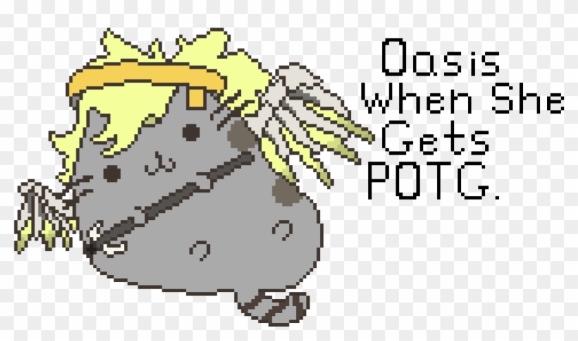 Oasis - Pixel Art Mercy, HD Png Download - 1630x900(#334937) - PngFind