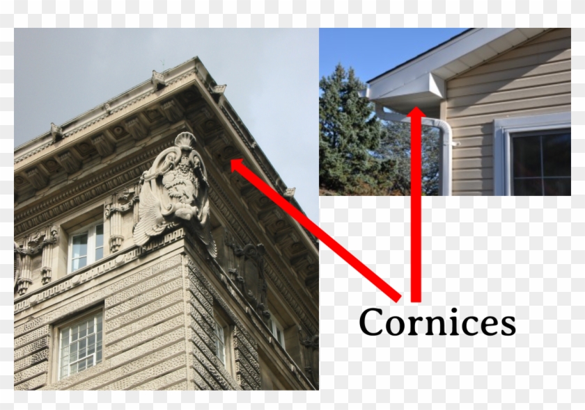 Cornice - Cornice Roof, HD Png Download - 1114x730(#3303889) - PngFind
