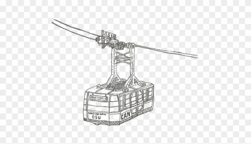 Cable Car Sketch Png, Transparent Png - 720x430(#3313410) - PngFind