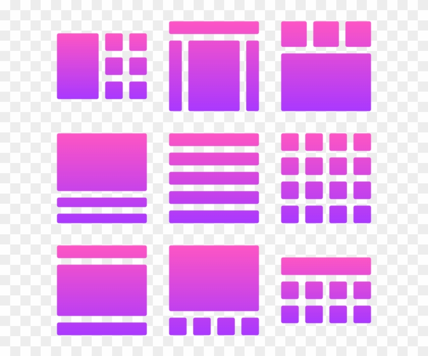 Layouts Rounded Icon In Style Simple Ios Pink Gradient - Outlook Office ...