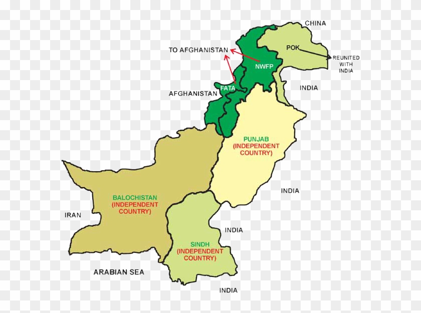 Pakistan Map Png Transparent - Political Division Of Pakistan, Png ...