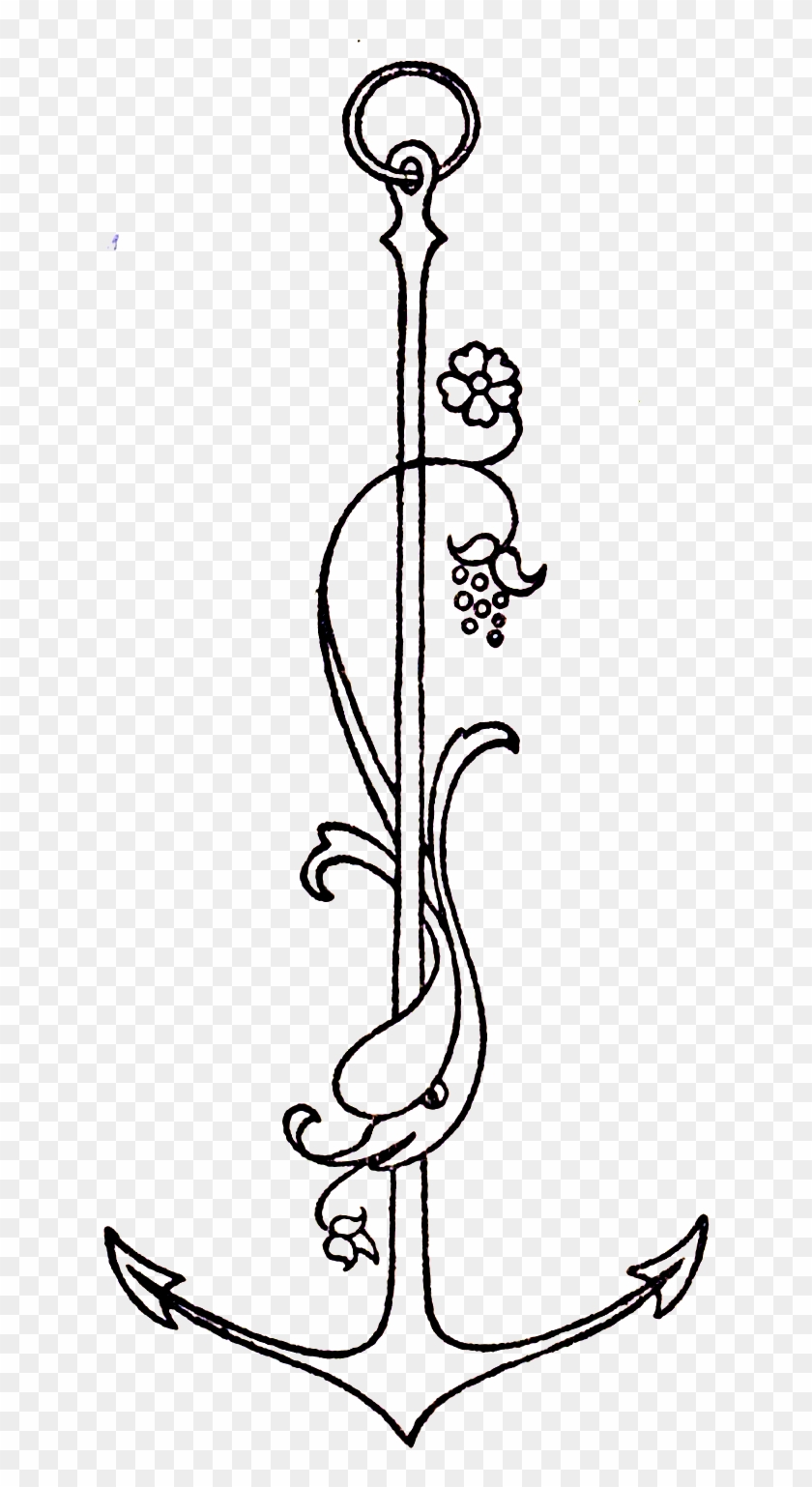 Title Page Decoration - Line Art, HD Png Download - 687x1512(#3320997 ...