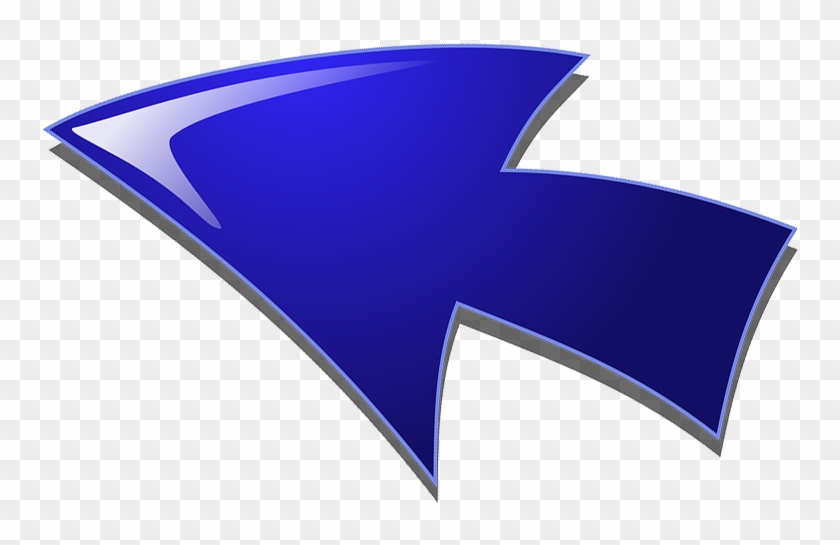 Arrow Blue Glossy Pointer Cursor Mouse - Emblem, HD Png Download ...