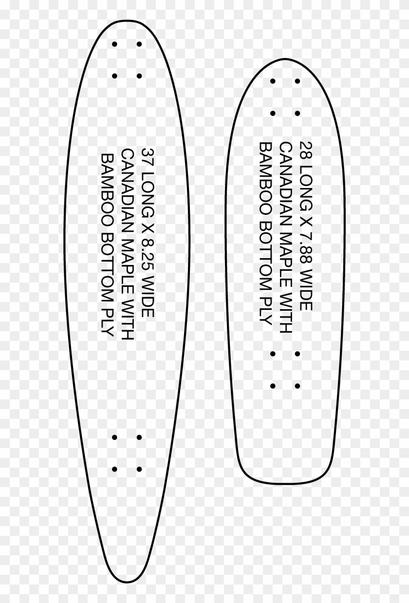 Longboard Shapes 2 11 09 - Longboard Shapes, HD Png Download - 580x1158 ...