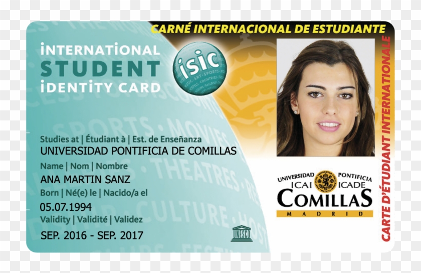 Concretamente, El Carné Isic Para Los Estudiantes De - Isic Card, HD ...