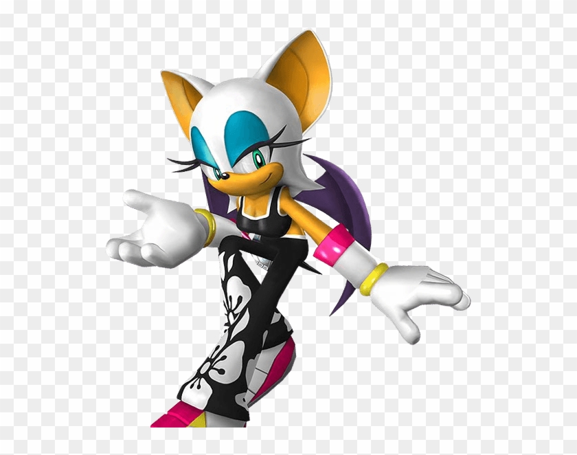 Rouge Artwork From The Official Artwork Set For - Rouge The Bat Sonic ...