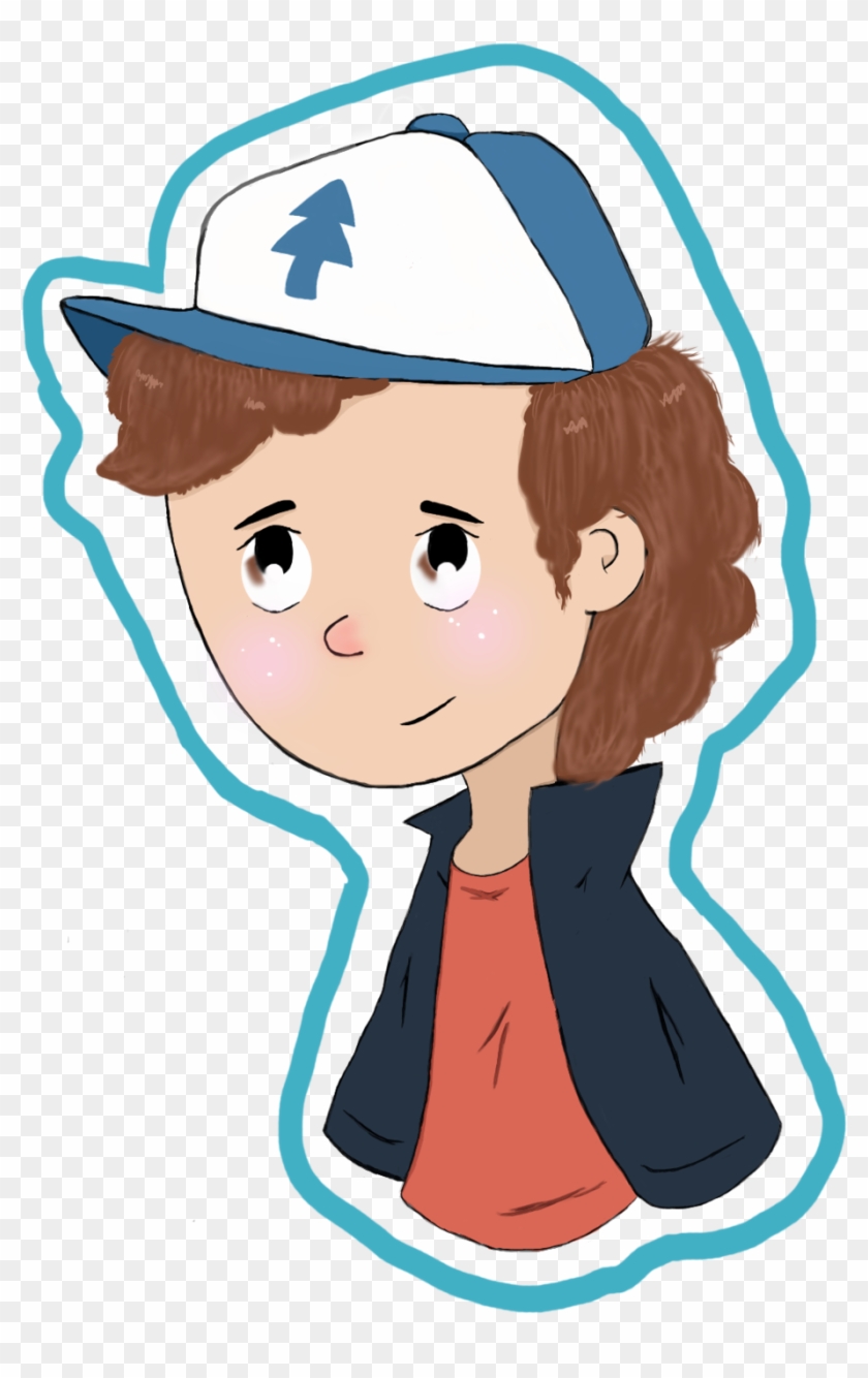 Dipper Pines Gravity Falls By Monochromepotato, HD Png Download ...