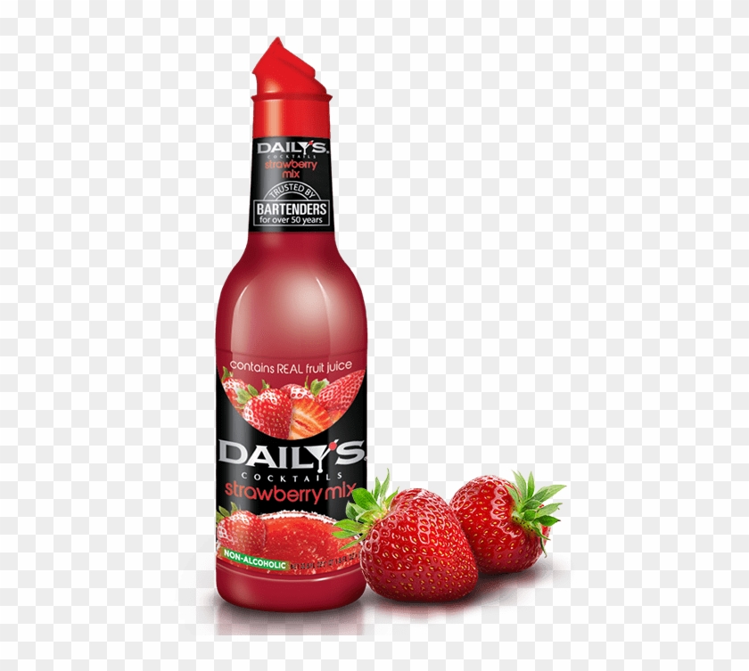 Strawberry - Daily's Strawberry Mix, HD Png Download - 690x714(#3364627 ...