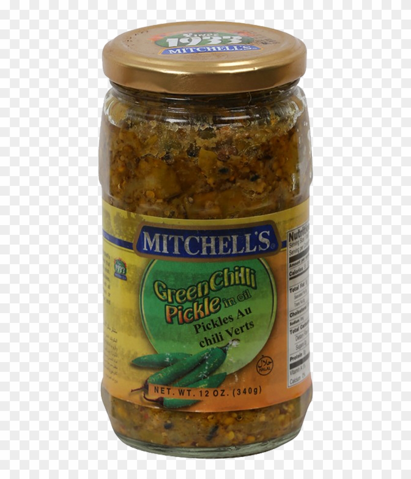 Mitchells Green Chili Pickle 330 Gm - Fish, HD Png Download - 1000x1000 ...