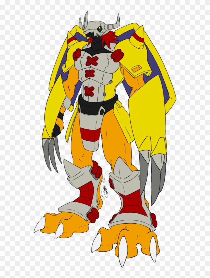 Wargreymon Of Win - Digimon Wargreymon, HD Png Download - 600x1078 ...