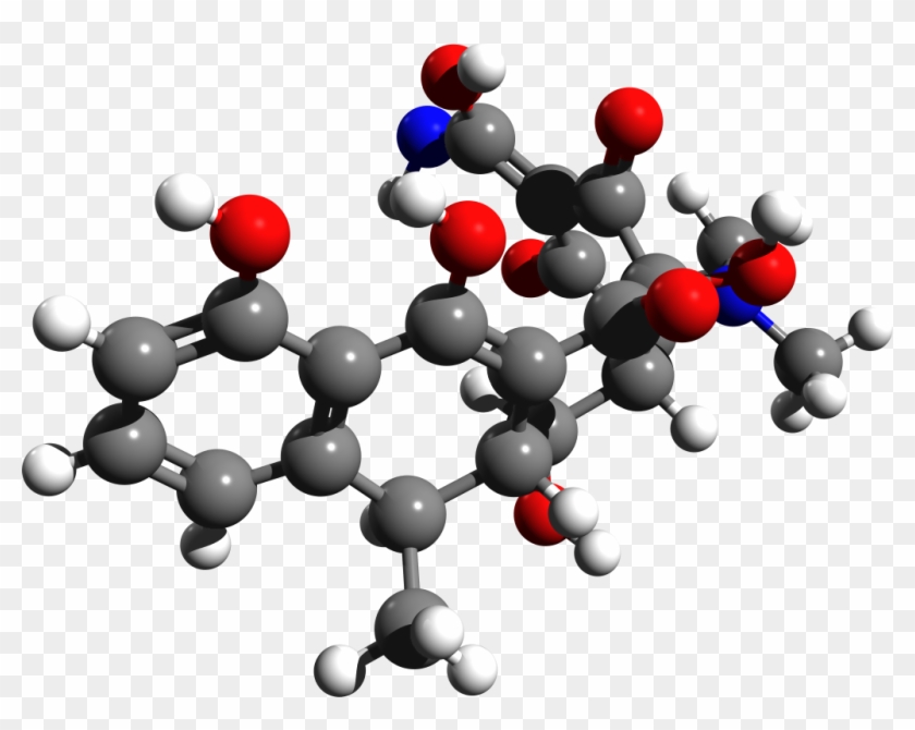 Doxycycline 3d Structure Doxycycline Chemical Structure Hd Png
