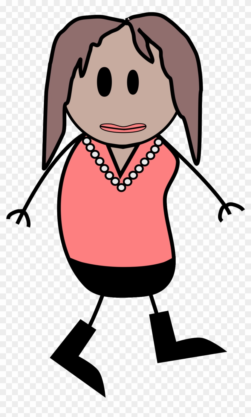 Lady Stick Figure - Stick Female Figure, HD Png Download - 800x800 ...