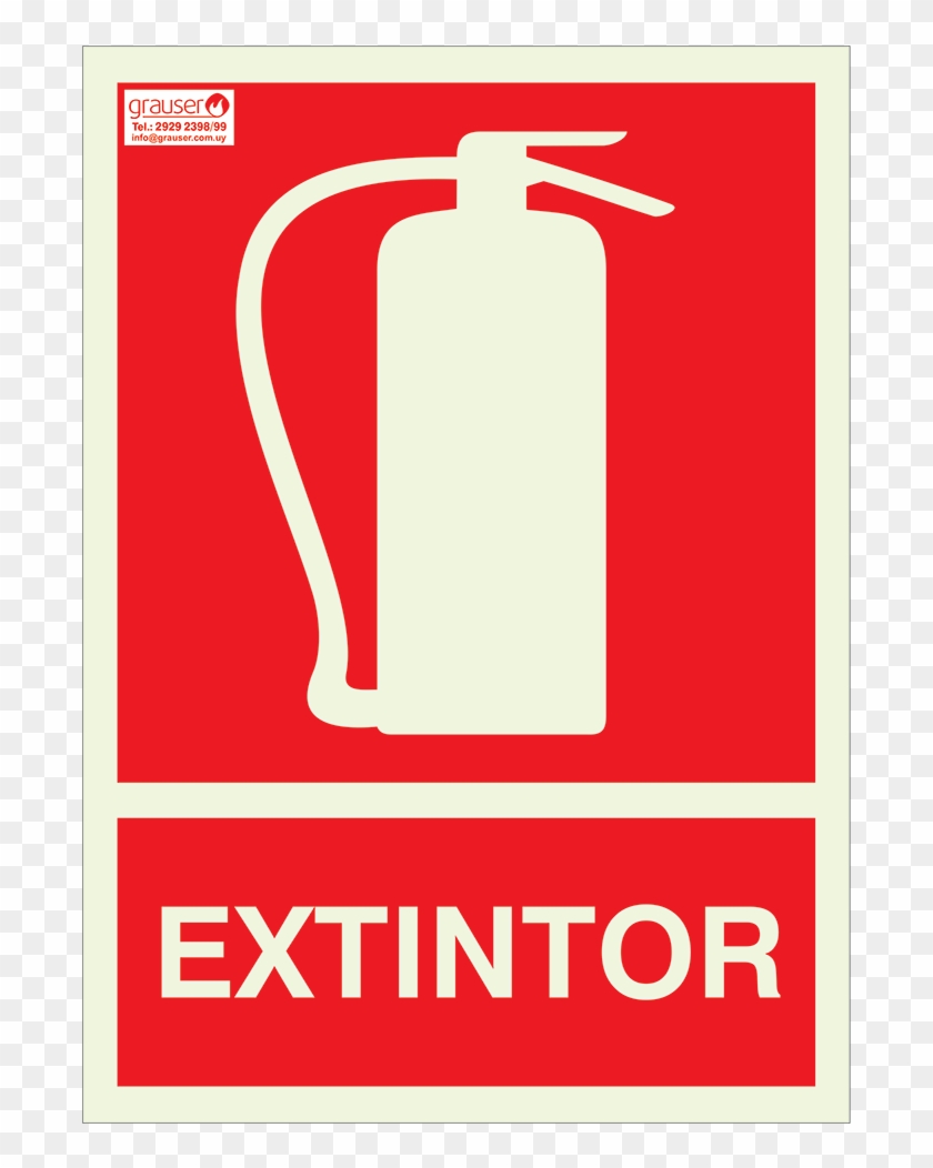 Cartel De Extintor - Fire Extinguisher Sign, HD Png Download ...