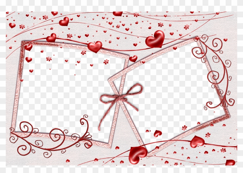 Marcos Para Fotos Con Corazones - Marcos Para Fotos De 2, HD Png Download - 1600x1066(#3409705 ...