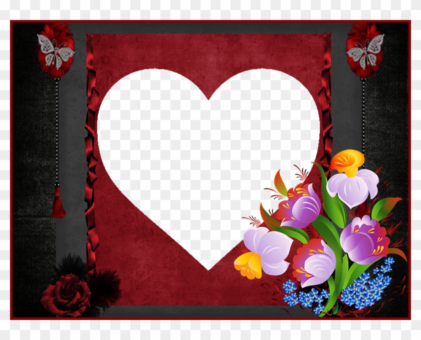 Marcos Photoscape Marco De Corazones Con Imagen - Photography, HD Png Download - 800x600 ...