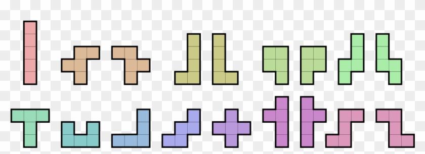 Pentomino - All The Pentominoes, HD Png Download - 1200x424(#3412920 ...