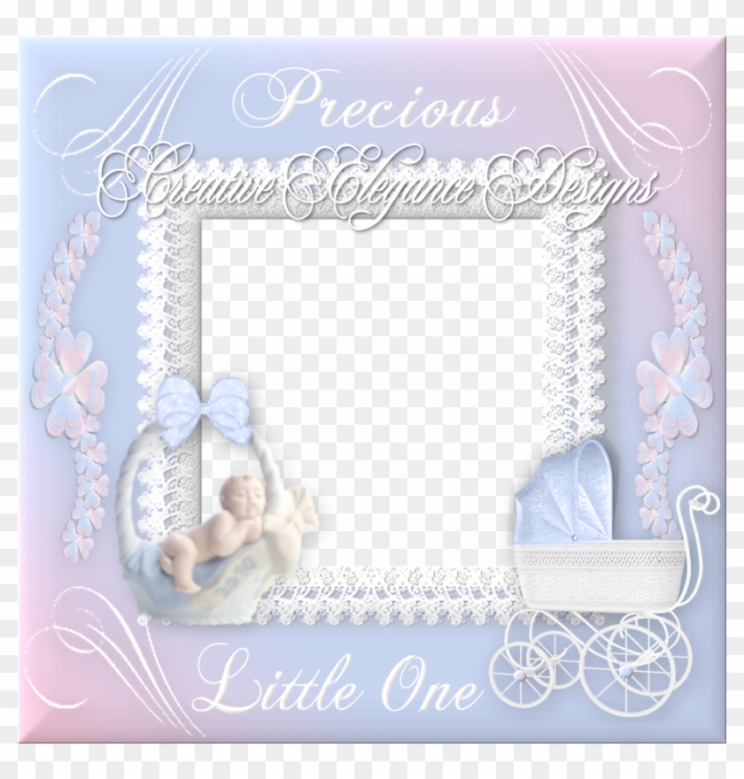 Sweet Baby Girl Frame - Baby Photo Frame Png Transparent, Png Download ...