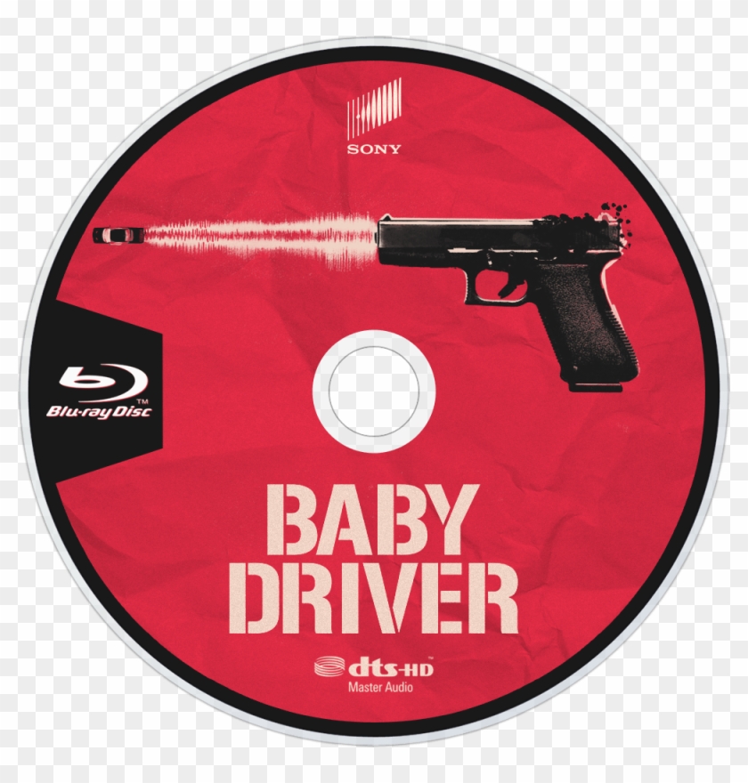 Baby Driver Bluray Disc Image - Blu Ray, HD Png Download - 1000x1000 ...
