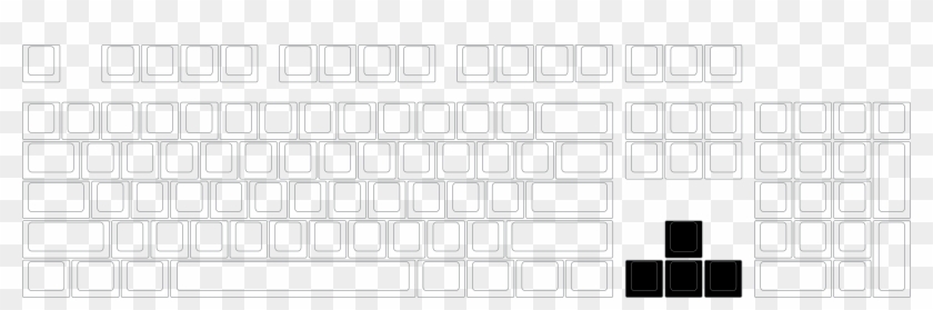 Arrow Keys Cherry Mx Keycap Set - Colemak Mac, HD Png Download ...