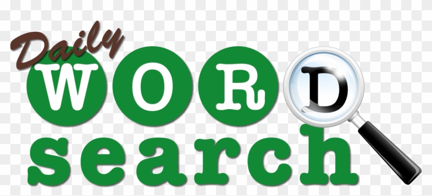 Daily Word Search - Word Search Title, HD Png Download - 1393x567 ...