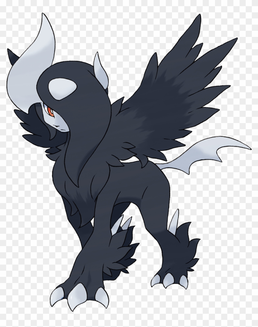Absol Transparent Dark - Black And White Absol, HD Png Download ...