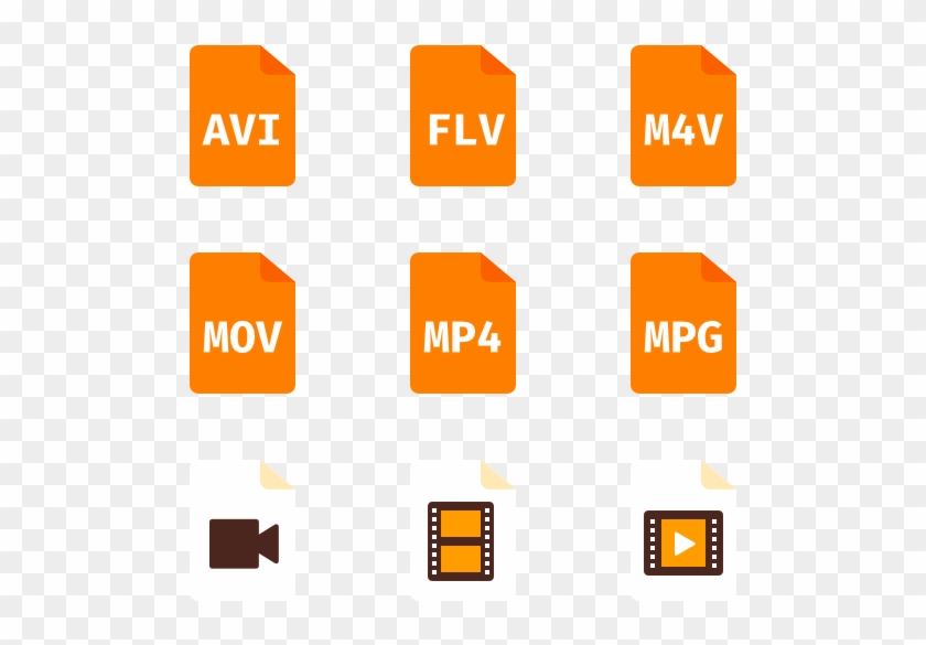 Video Files - Video File Icon Pack, HD Png Download - 600x564(#3451275 ...