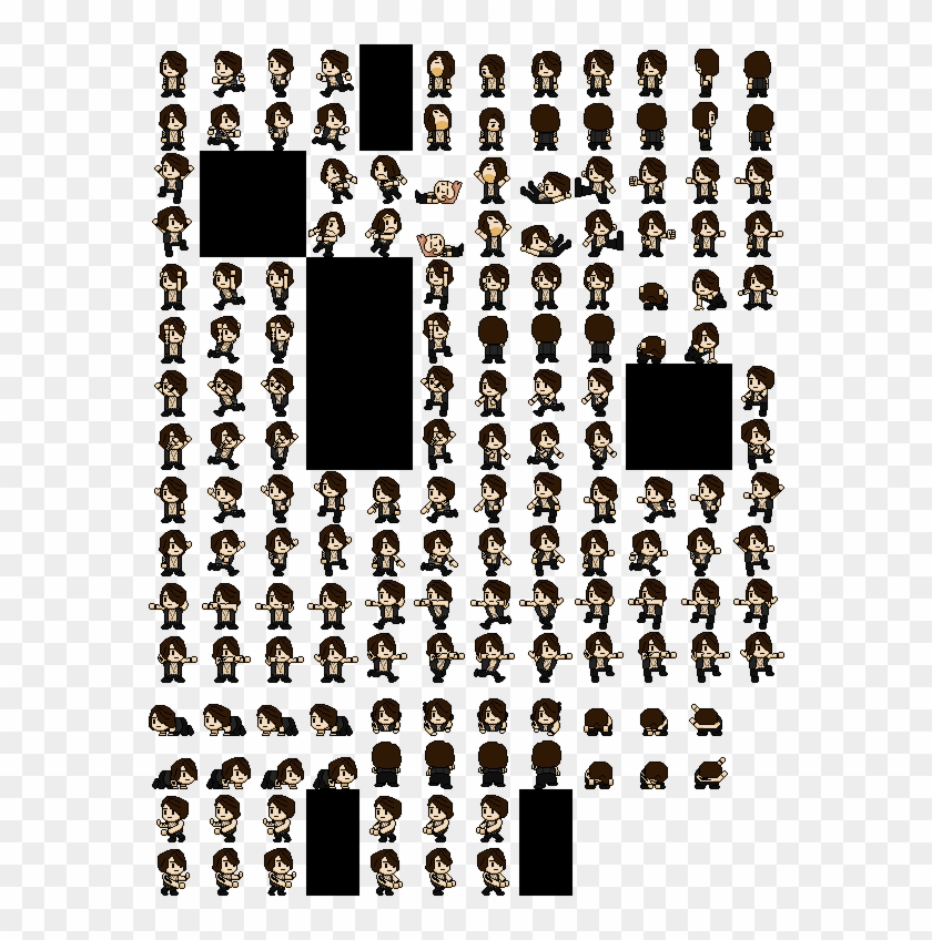 Ricky Nightshade Spritesheet - John Mcclane Sprite, HD Png Download ...
