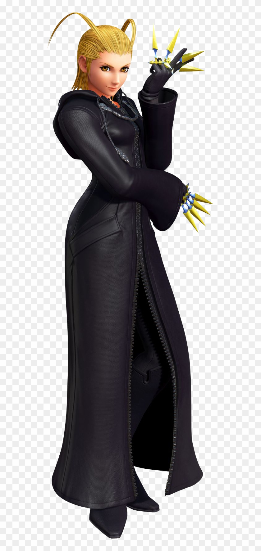 Kingdom Hearts Larxene, HD Png Download - 537x1695(#3463958) - PngFind