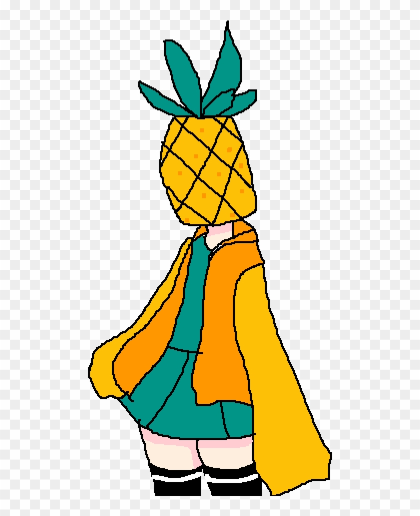 Pineapple Head - Illustration, HD Png Download - 1000x1000(#3473906 ...