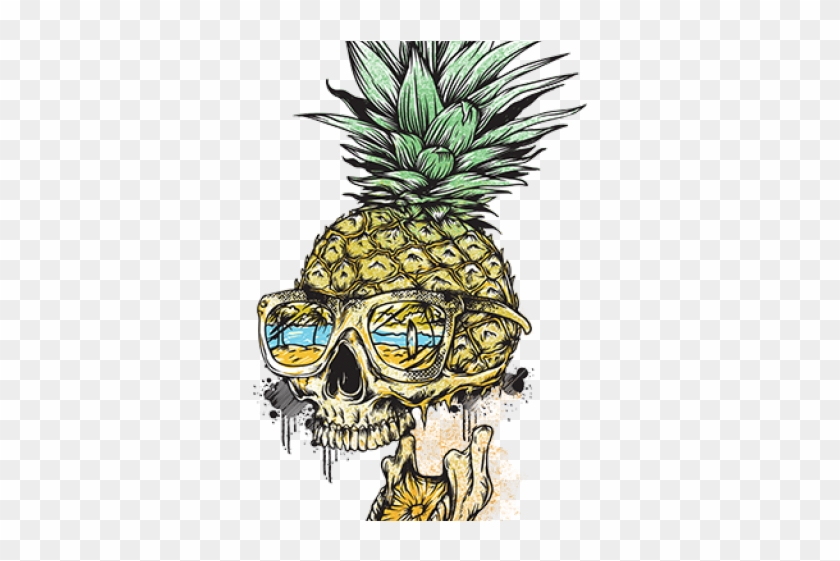 Pineapple Skull, HD Png Download - 640x480(#3474266) - PngFind