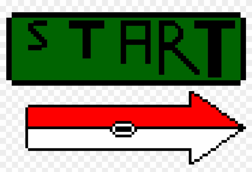 Start Click Arrow - Sign, HD Png Download - 1040x620(#3498900) - PngFind