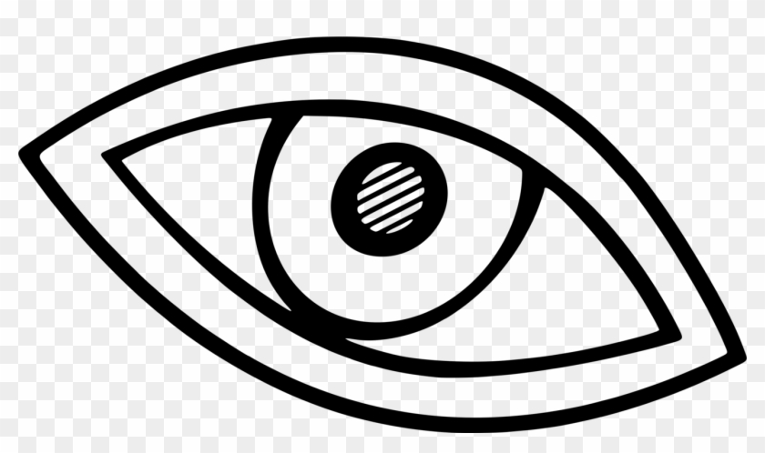 Comics Black And White Panel Comic Book Eye - Eye Comic, HD Png ...