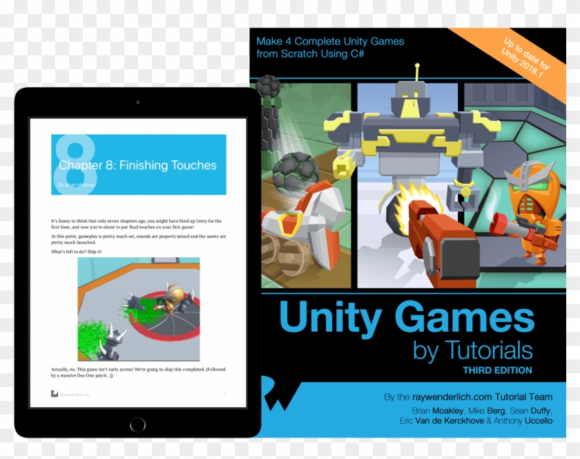 Unity Games By Tutorials, HD Png Download - 2772x2128(#3540787) - PngFind