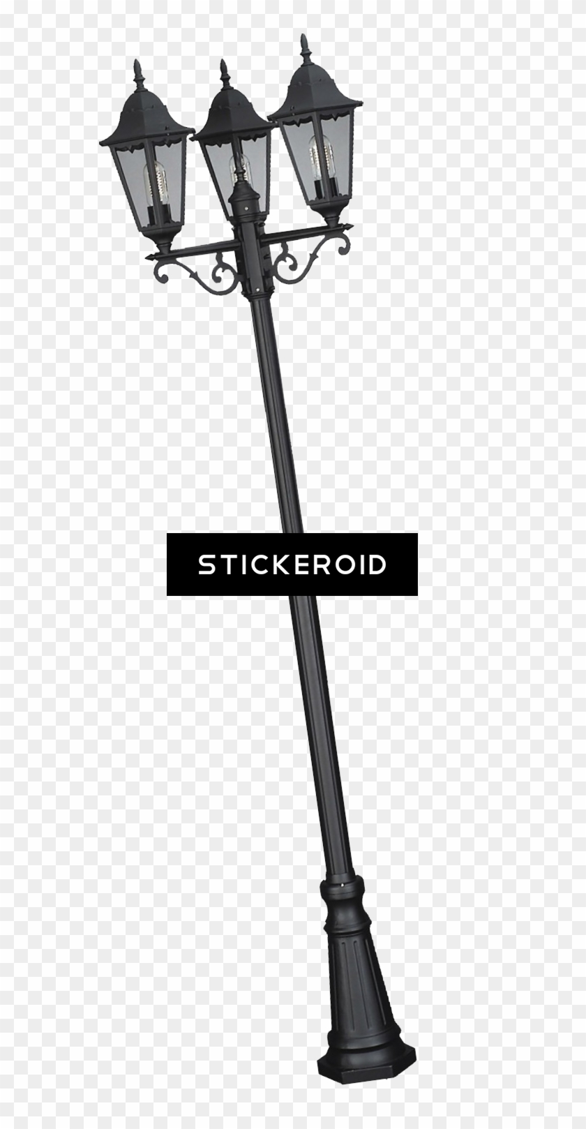 Lamp Post , Png Download - Lamp Post, Transparent Png - 587x1538 ...