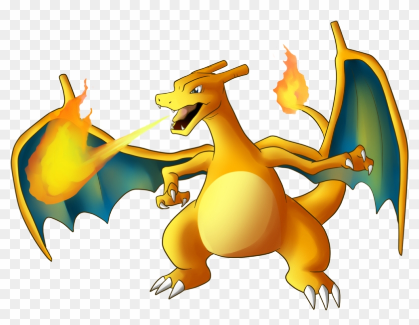 Charizard Drawing Fire - Cartoon, HD Png Download - 1032x774(#3550591 ...