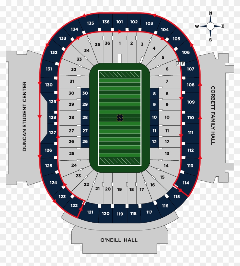 Map Of Stadium Walk - Soccer-specific Stadium, HD Png Download ...