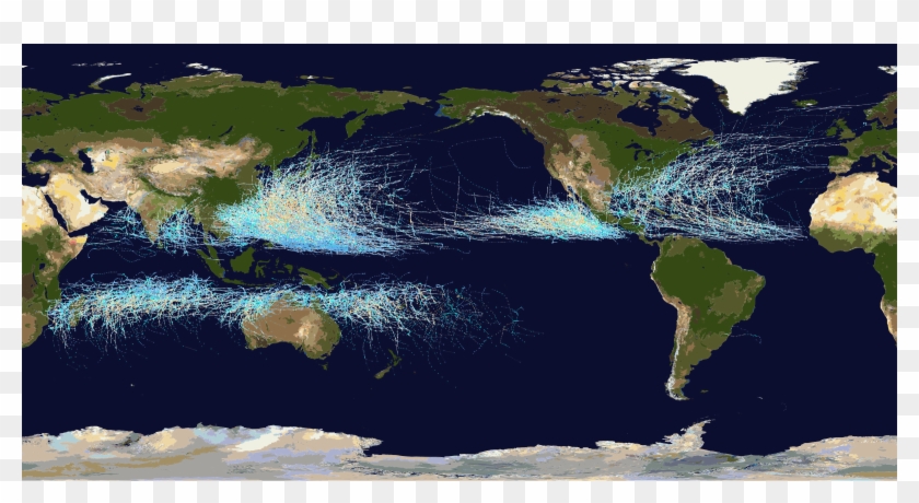This Free Icons Png Design Of Global Tropical Cyclone - All Hurricanes ...