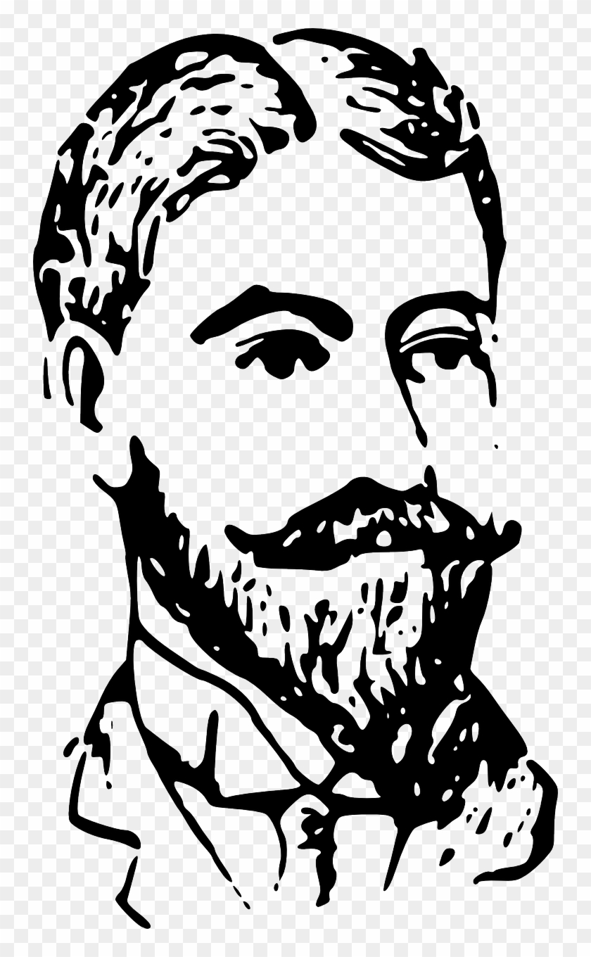 Man Rich Person Moustache Png Image - Man With Mustache Clip Art ...