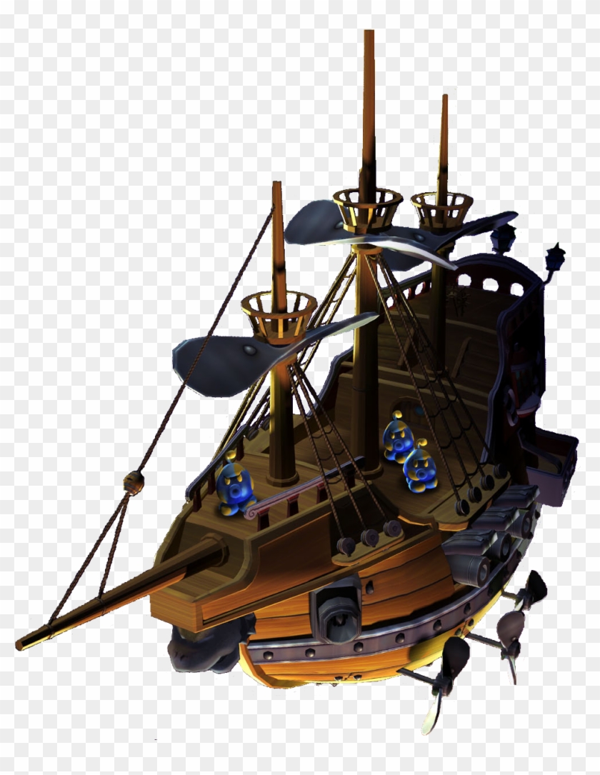 Airship Png Image - Super Mario Galaxy Bowser's Airship, Transparent ...