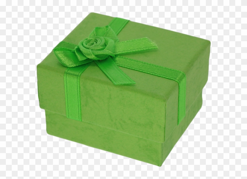 Ring Box Jewelry Box Rectangular Green - Box, HD Png Download - 596x528 ...