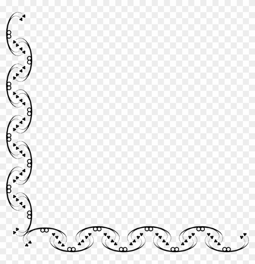 Lower Left Free - Corner Design Without Background, HD Png Download ...