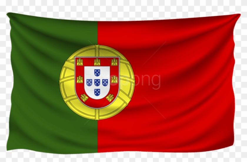 Portugal Flag Png - Green And Red Flag With Something, Transparent Png ...