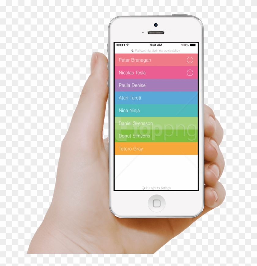 Download Mobile Phone With Touch Png Images Background - Smartphone In ...