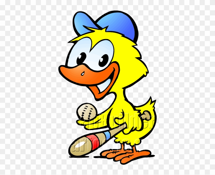 Chicken Baseball Player Mascot Logo - Baseball Player Cartoon, HD Png ...